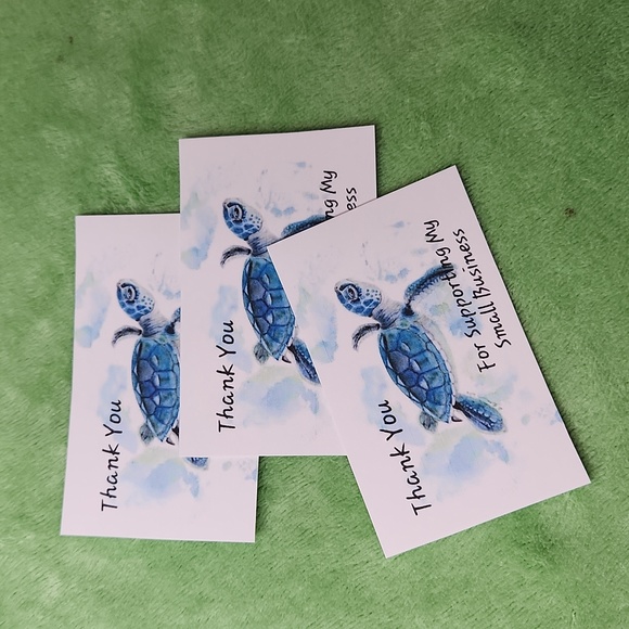Bambi6660 Boutique | Office | New Handmade Sea Turtle Thank You ...